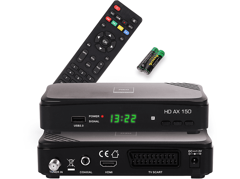RED OPTICUM Opticum AX 150 mit PVR Sat-Receiver (HDTV, PVR-Funktion ...
