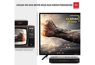 RED OPTICUM AX Atom 4K UHD digitaler Satellitenreceiver mit PVR ...