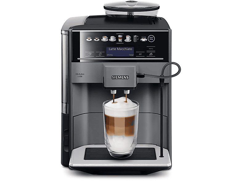 Cafetera express - SIEMENS EQ.6 Plus S100 TE651209RW, 15 bar, 1500 W, 2 ...