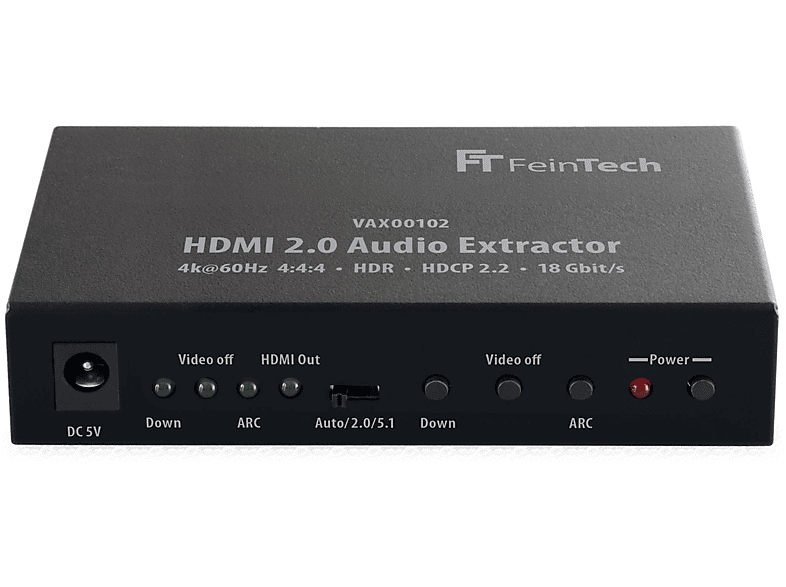 FEINTECH HDMI 2.0 Audio Extractor mit ARC HDMI Audio Extractor | SATURN