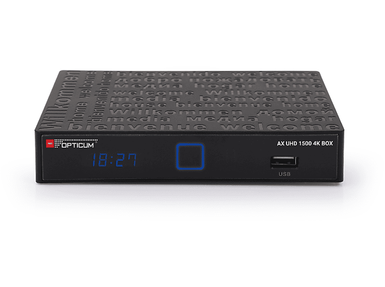 RED OPTICUM AX UHD 1500 4K Box Android 4K Ultra HD DVB-S2 Receiver PVR ...