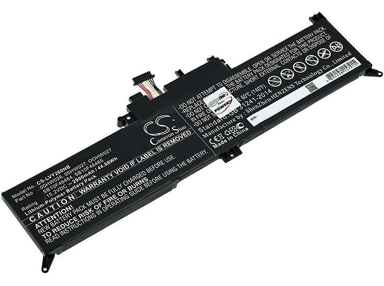 Batería | POWERY Batería compatible con Lenovo modelo 00HW027 | MediaMarkt
