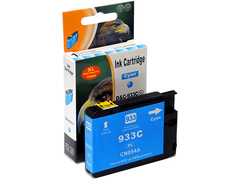 D&C 933XL, CN054AE Tintenpatrone Cyan (933XL, CN054AE) | MediaMarkt