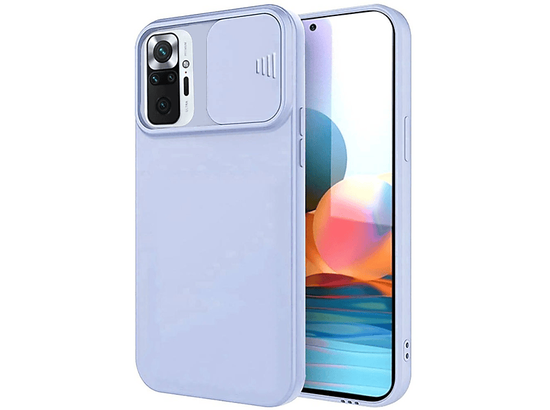 COFI CamShield Case, Backcover, Xiaomi, Redmi Note 10, Hellblau | SATURN