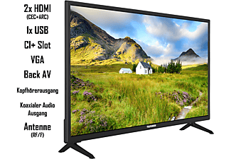 TELEFUNKEN XH24J101 LED TV (Flat, 24 Zoll / 60 cm, HD-ready) | MediaMarkt