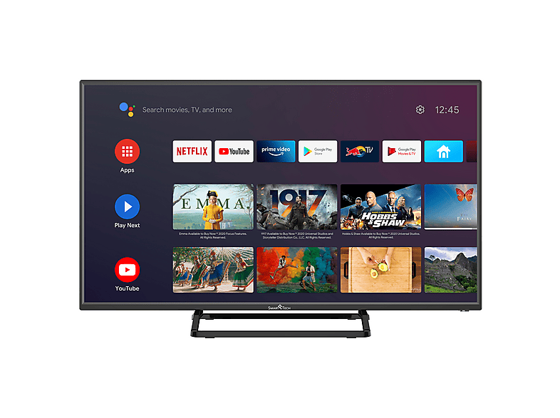 SMART TECH 40 Zoll Android 9 0 Smart TV SMT40N30FC4U1B1 LED TV Flat