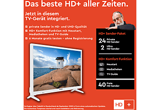 TELEFUNKEN XH24K550V-W LED TV (Flat, 24 Zoll / 60 cm, HD-ready, SMART TV) | MediaMarkt
