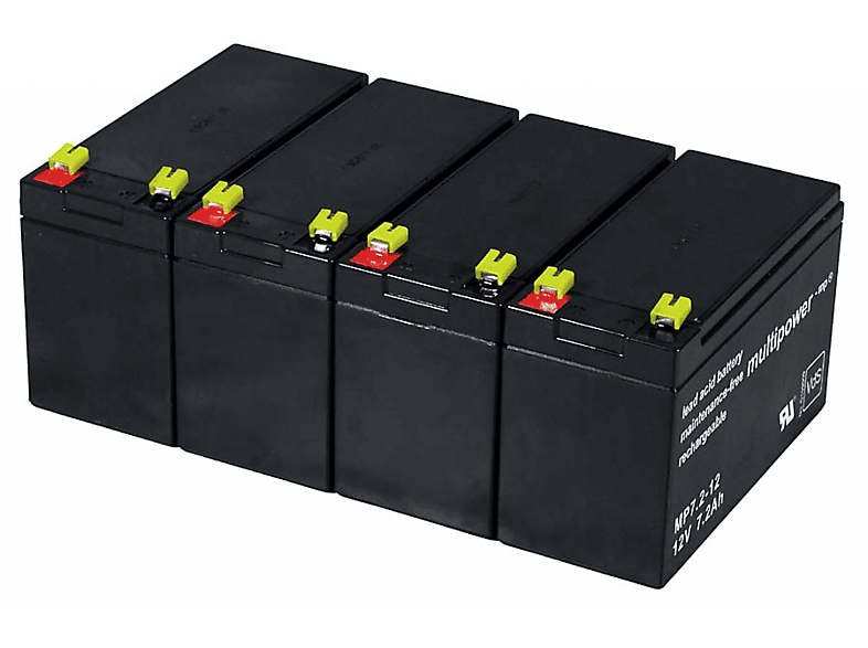 POWERY Powery Akku für USV APC RBC59 Lead-Acid Akku, 12 Volt, 7,2Ah ...