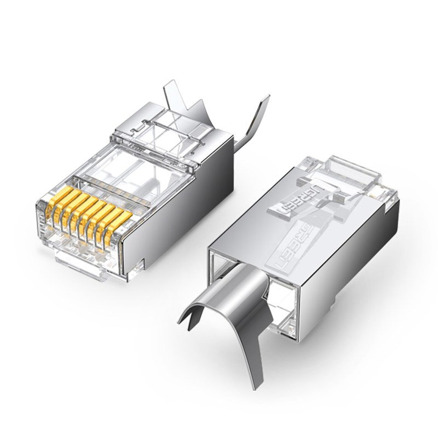 UGREEN 10x Modularstecker RJ45 Stecker 8P8C Cat 6A Cat 7 ...