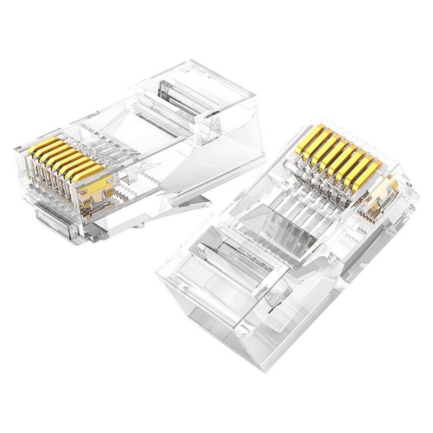 UGREEN 100x Netzwerk Stecker Ende RJ45 8P8C Cat 6 Netzwerkadapter ...