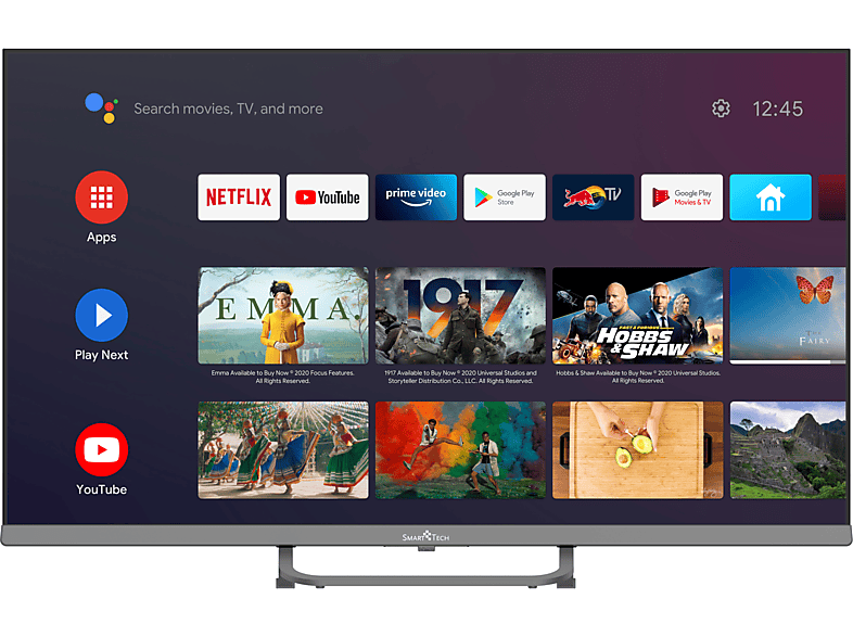 SMART TECH 32 Zoll Android 9.0 Smart TV SMT32S10HC4U2G1 LED TV (Flat ...