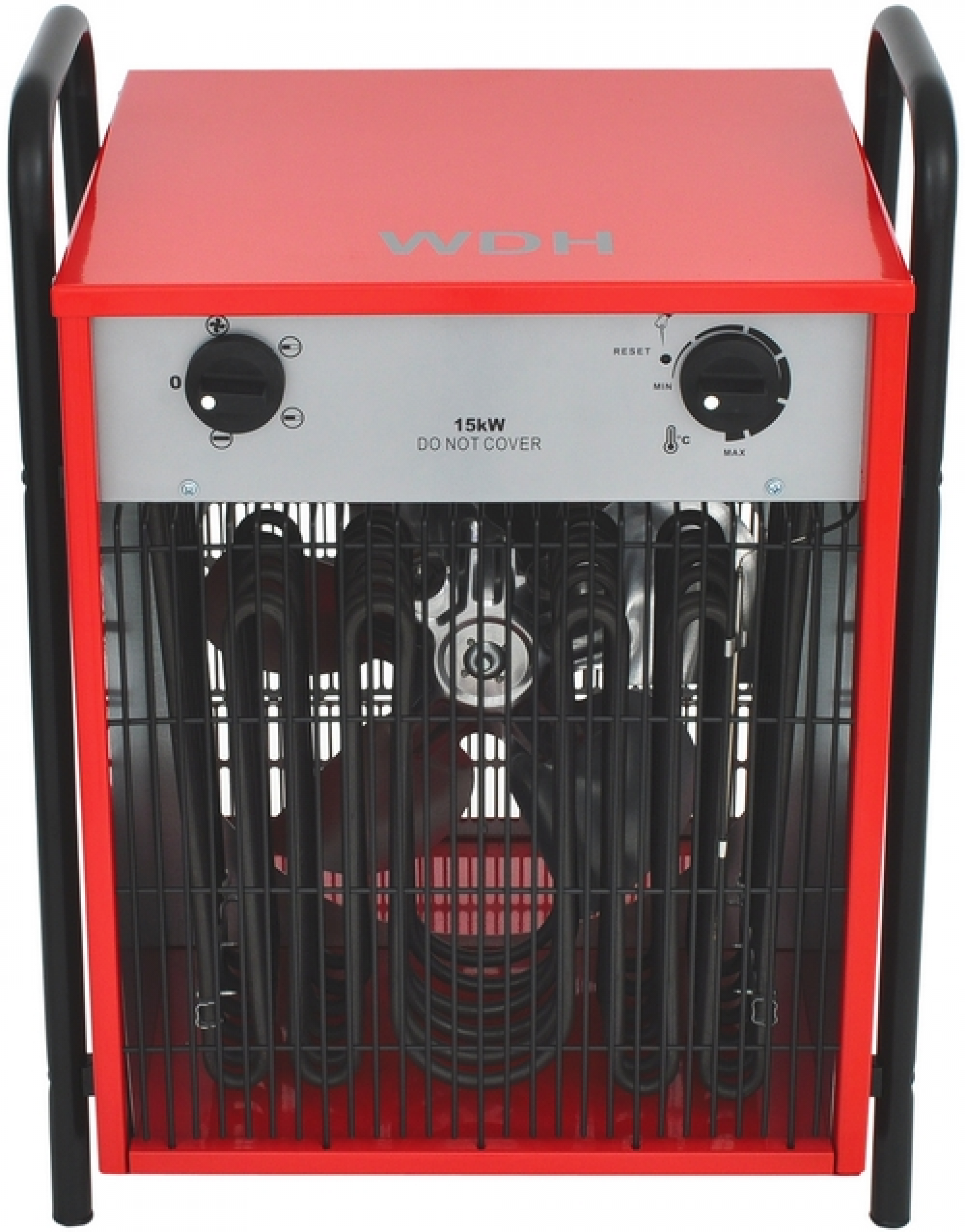 WDH Elektroheizer WDH-IFH15 (15kW) Heizlüfter (15000 Watt, Raumgröße ...