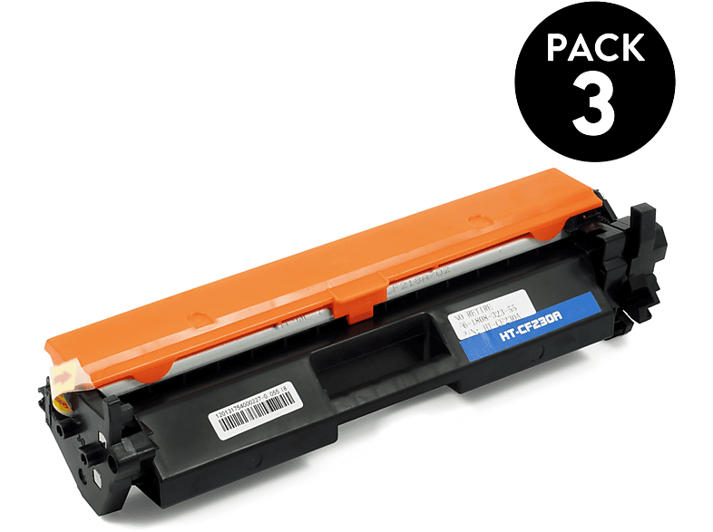 ZIPZAP PACK DE 3 TÓNERES GENÉRICOS ZP-HP CF230A | MediaMarkt