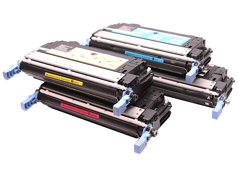 ABC Kompatibel Set 4x Toner CMYK (CB400A 642A Black CB401A 642A Cyan CB402A 642A Yellow CB403A ...