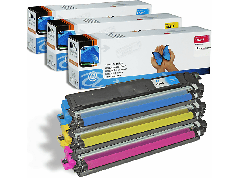 D&C TN-243, TN-247 Toner Patronen kompatibel TN-247 TN247 TN-243 TN243 ...