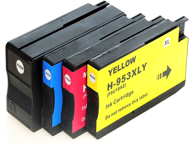 D&C 953XL 4er-Set OfficeJet Pro 8200 Series Tintenpatrone mehrfarbig ...
