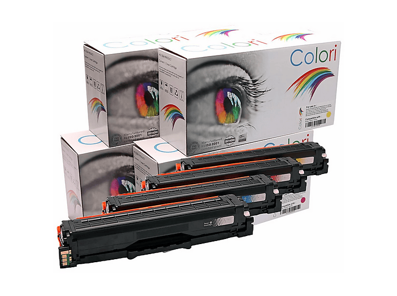 COLORI Kompatibel Set 4x Toner CMYK (CLT-P504C P504 Multipack CLT-K504S ...