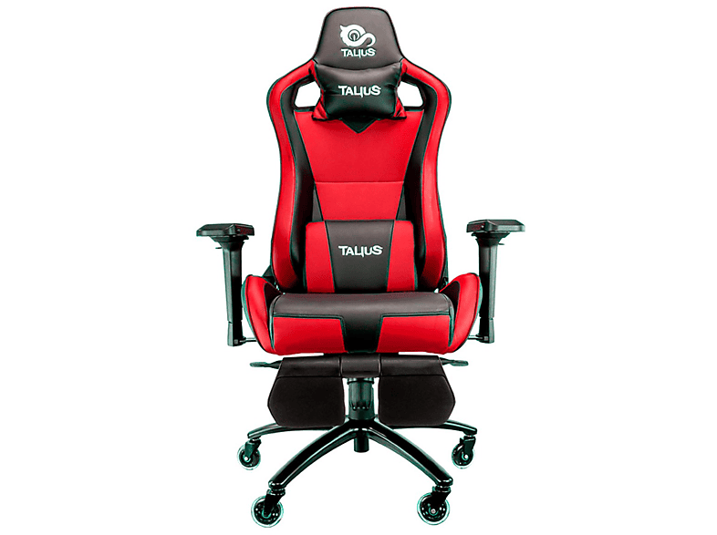 Silla gaming | TALIUS TAL-CAIMAN-RED, hasta 120,0 kg, Negro/Rojo ...
