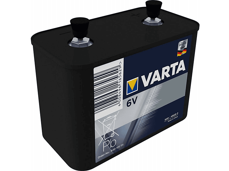 VARTA Professional Worklight 540, 4R25-2 Work 6V Blockbatterie (lose ...