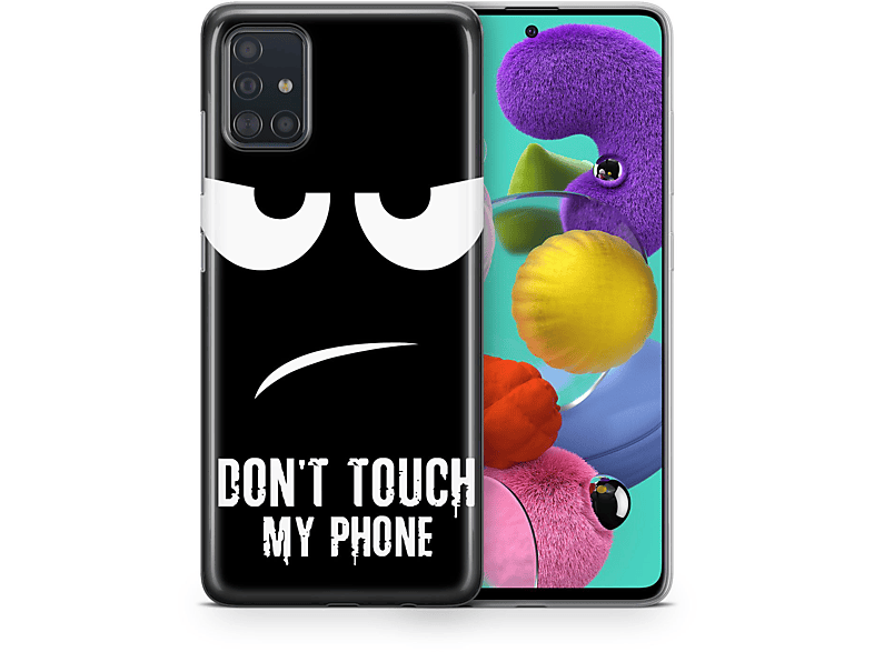 KÖNIG DESIGN Schutzhülle, Backcover, Samsung, Galaxy A91, Schwarz ...