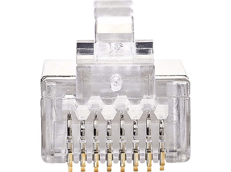 NEDIS RJ45-Stecker - Stecker - Solid STP CAT6 - Gerade - Vergoldet - 10 ...