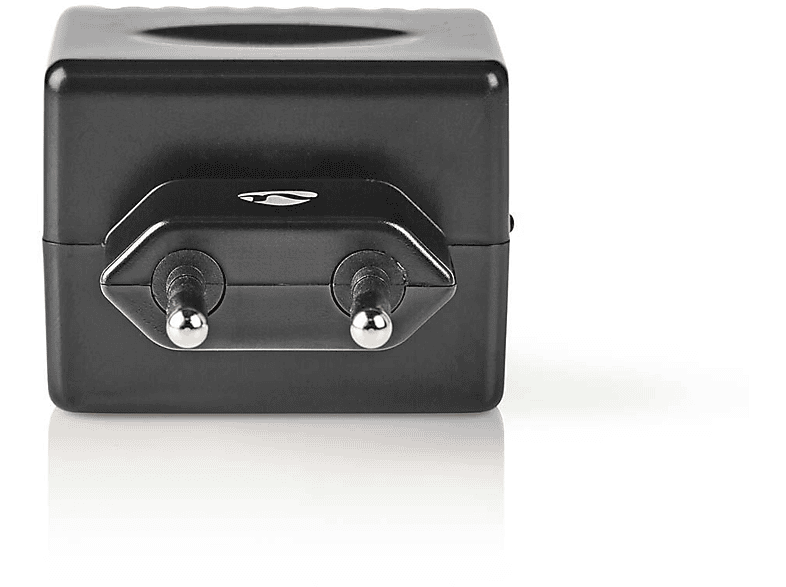 NEDIS WACA12V Stopcontact-Adapter 49 mm Zwart | MediaMarkt