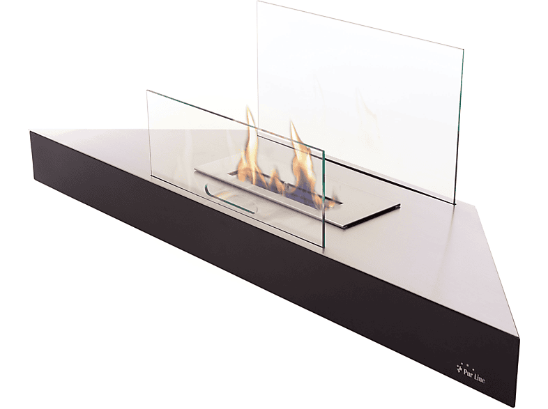 Biochimenea de pared - PURLINE PROMETEO, 2000 W, Plata | MediaMarkt