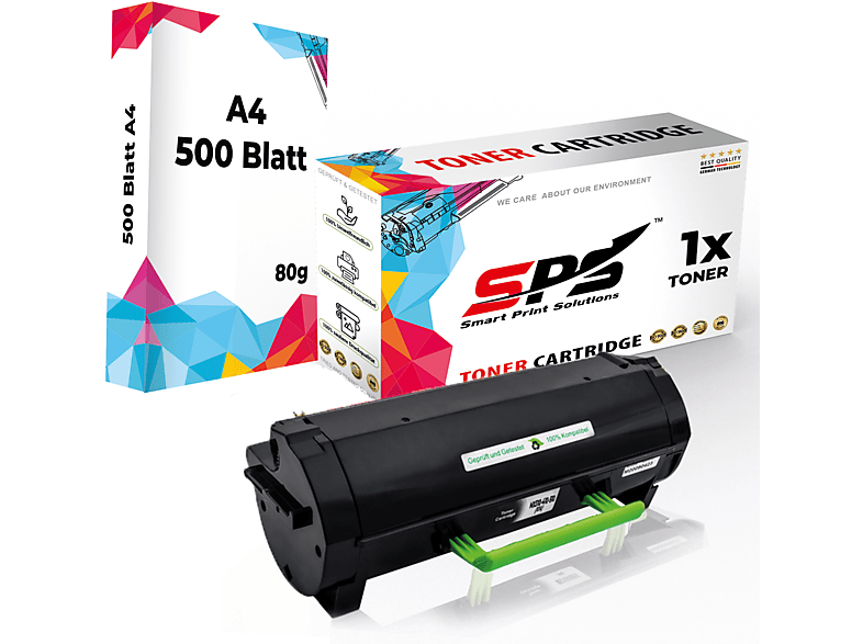 SPS BW34 1x Toner 602 60F2000 Schwarz Kompatibel für Lexmark MX510DE ...