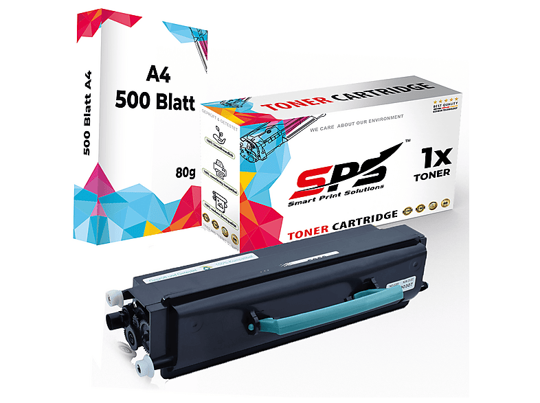 SPS BS46 1x Toner E250 E250A21E Schwarz Kompatibel für Lexmark Optra ...