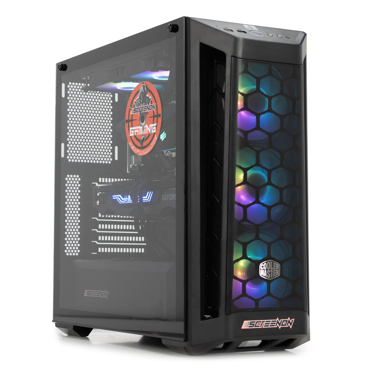 SCREENON X24168, Windows 11 Pro, Gaming PC, 64 GB RAM, 2 TB SSD, 6 TB ...