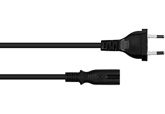 KABELMEISTER Euro-Stecker Typ C an C7/Euro 8 Buchse, schwarz, 0,75 mm² ...