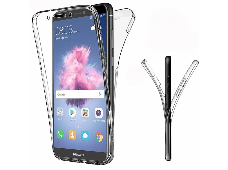 CASEONLINE 360°, Backcover, Huawei, P Smart, Transparent | SATURN