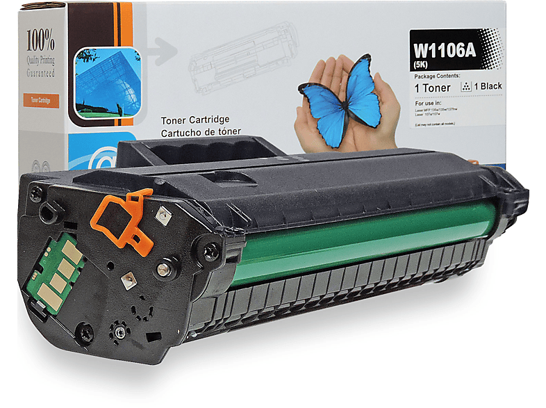 GIGAO MFP-138fw-5k Toner Patrone Schwarz (106A, W1106A, HP Laser MFP ...