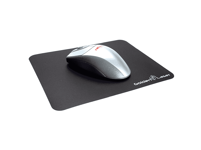 ROLINE Laser Mausmatte, schwarz Mauspad (180 mm x 220 mm) | MediaMarkt