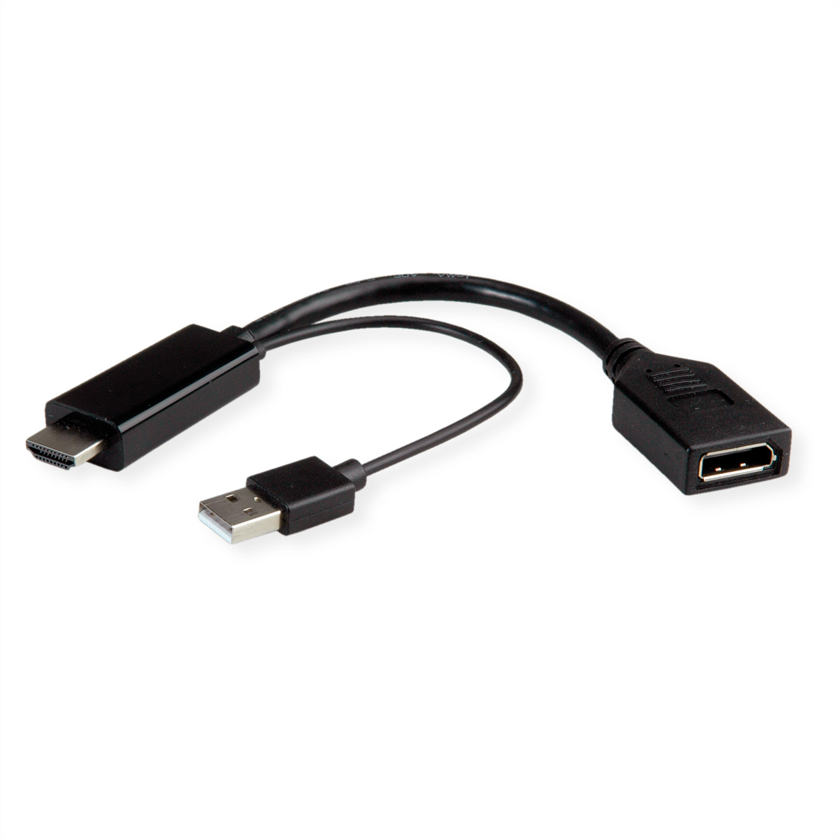 ROLINE 4K HDMI | DisplayPort-Adapter, v1.2, HDMI ST - DP BU HDMI ...