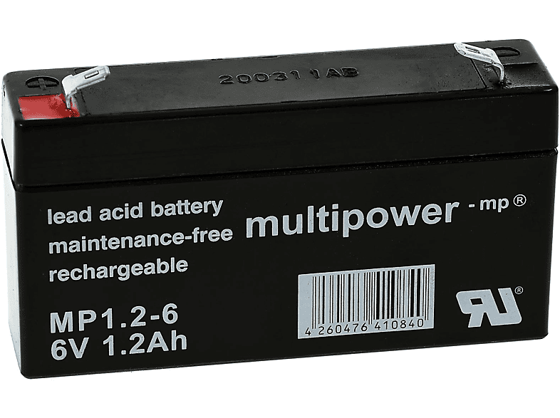 Baterías de Plomo | POWERY Powery Batería de plomo-sellada (multipower ...