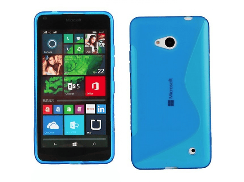 CASEONLINE S-Line - Blau, Backcover, Microsoft, Lumia 640, Multicolor ...