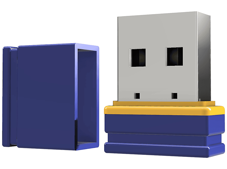 USB GERMANY ®ULTRA Mini P1 USB-Stick (Blau/Gelb, 32 GB) | MediaMarkt