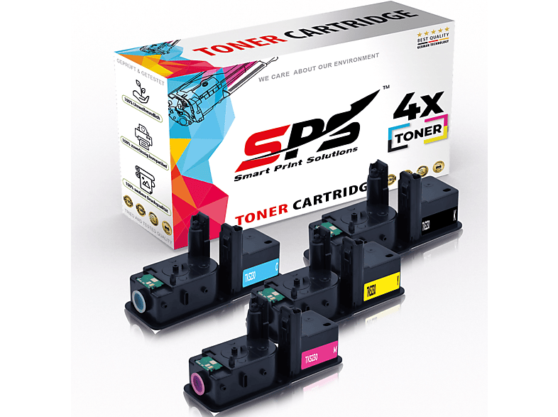 SPS S-11155 Toner Schwarz Cyan Magenta Gelb (TK5230K TK5230C TK5230Y ...
