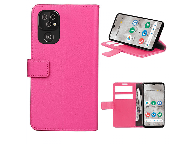 CASEONLINE Klappbare - Pink, Bookcover, Doro, 8110, Multicolor | MediaMarkt
