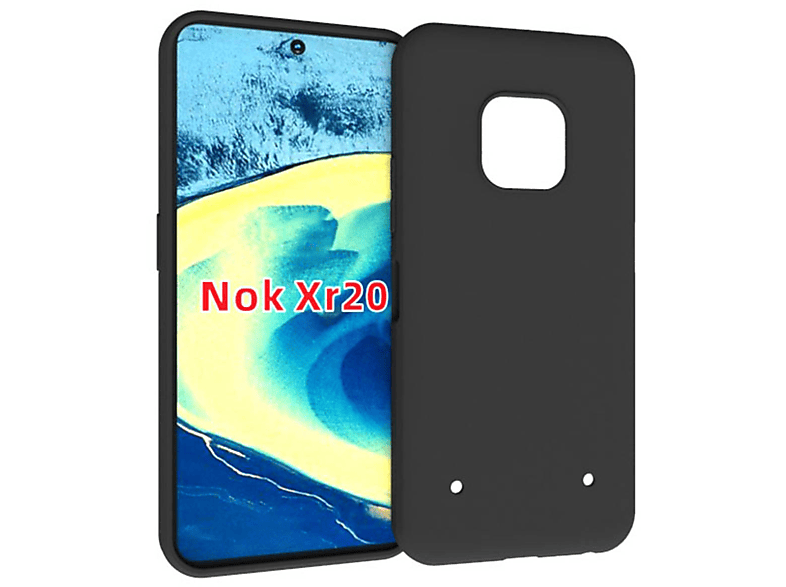 CASEONLINE Matt, Backcover, Nokia, XR20, Schwarz | MediaMarkt