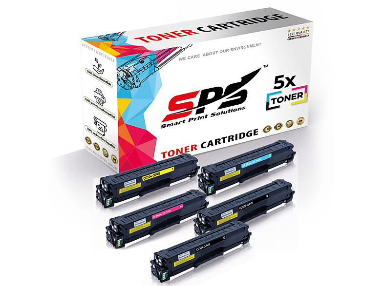 SPS S-13347 Toner Schwarz Cyan Magenta Gelb (K504 C504 Y504 M504 ...