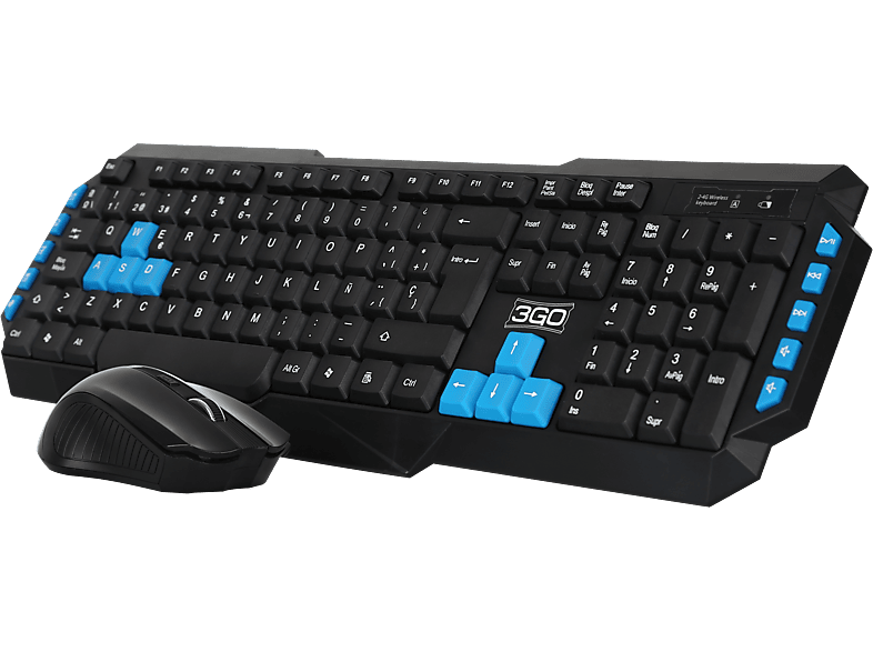 Teclado + Raton Multimedia Wi | 3GO Teclado + Raton 3Go Combodrile ...