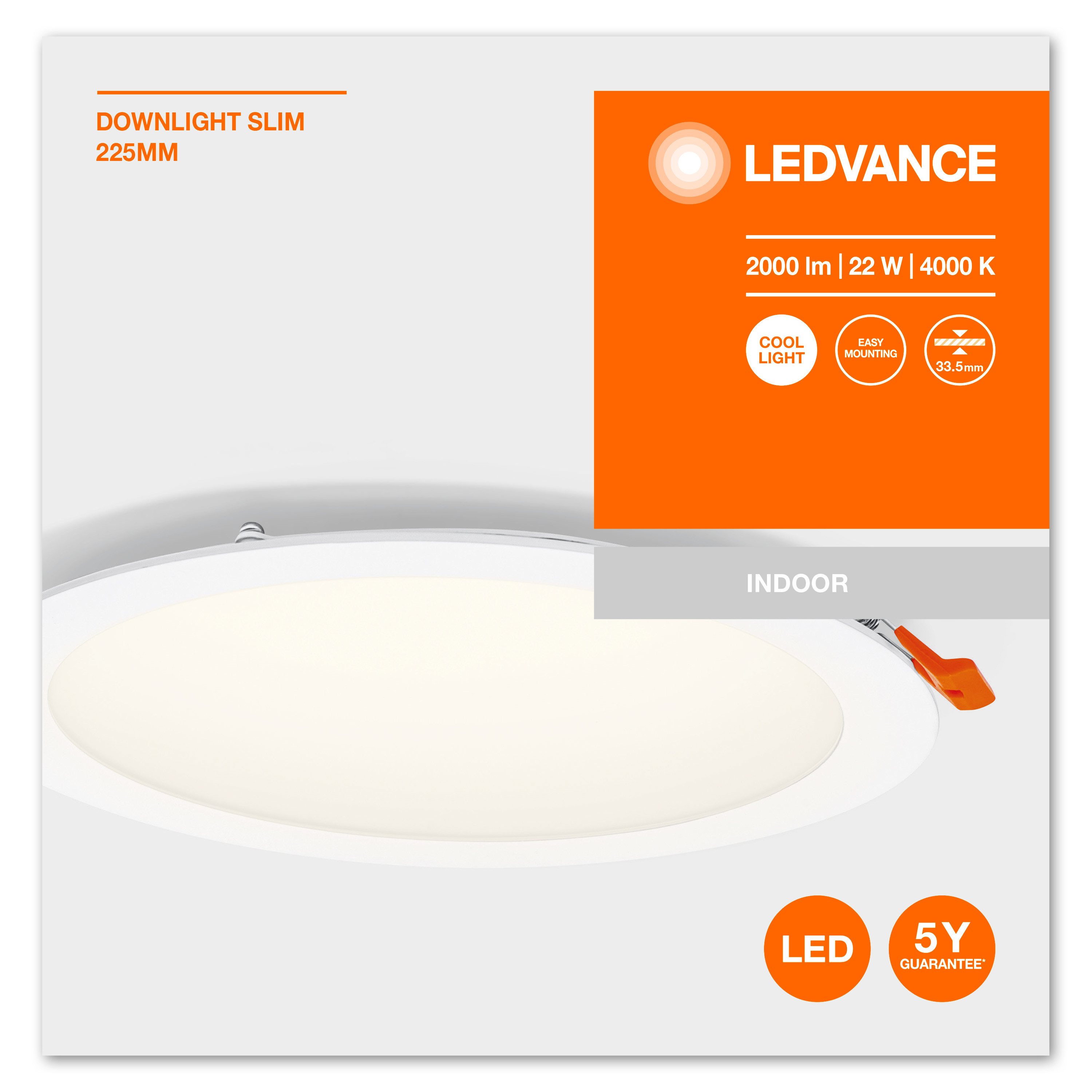 LEDVANCE RECESS SLIM DOWNLIGHT Deckenbeleuchtung Kaltweiß | SATURN