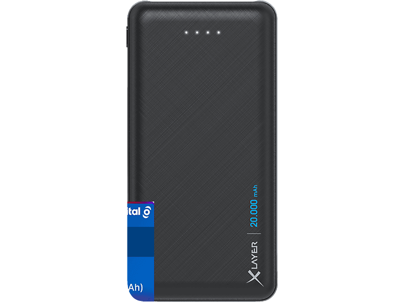 XLAYER Micro Powerbank 20000 mAh Schwarz | MediaMarkt