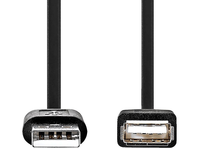 NEDIS CCGP60010BK30 USB-Kabel, Schwarz | MediaMarkt