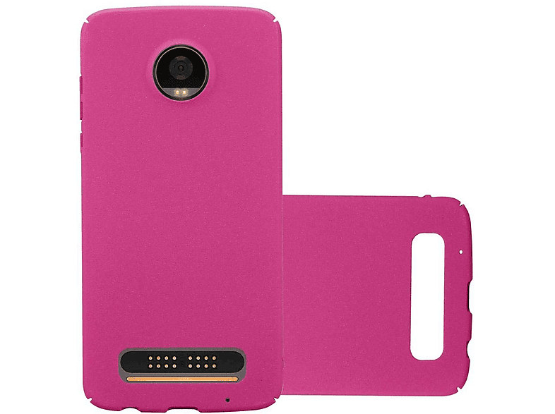 CADORABO Hülle im Hard Case Frosty Style, Backcover, Motorola, MOTO Z2 ...