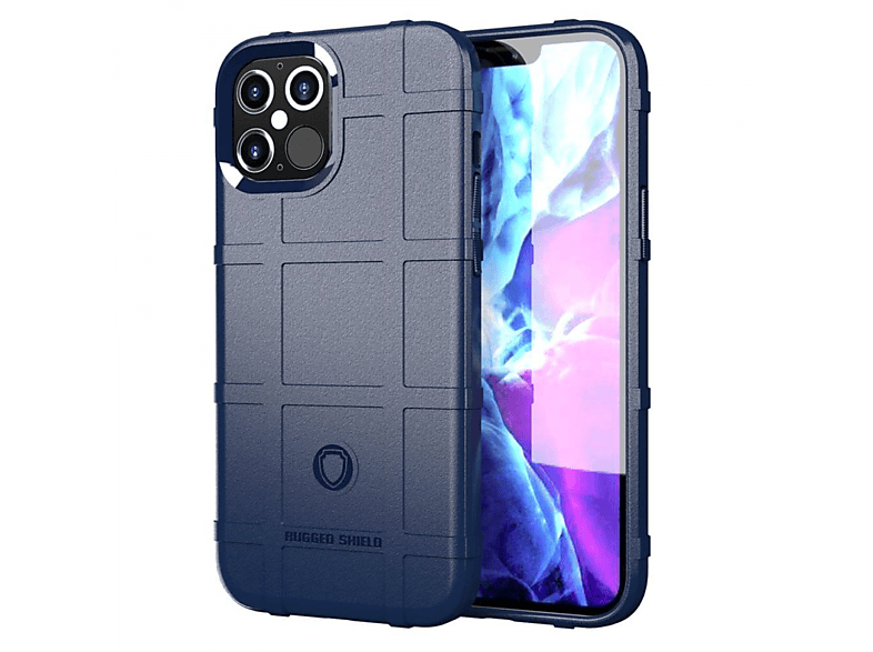 CASEONLINE Rugged - Blau, Backcover, Apple, iPhone 12 Pro, Blau ...