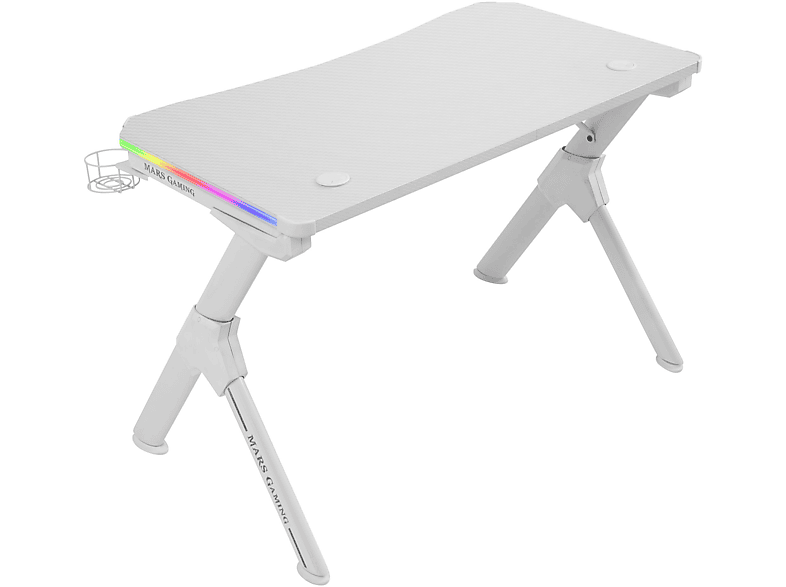 Mesa Gaming | MARS GAMING MGDRGBW, Fibra de Carbono, 110 cm x 60 cm ...