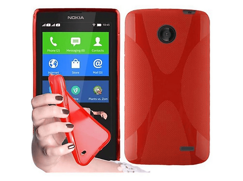 Funda - CADORABO Funda protectora TPU X-Line, Compatible con Nokia X ...